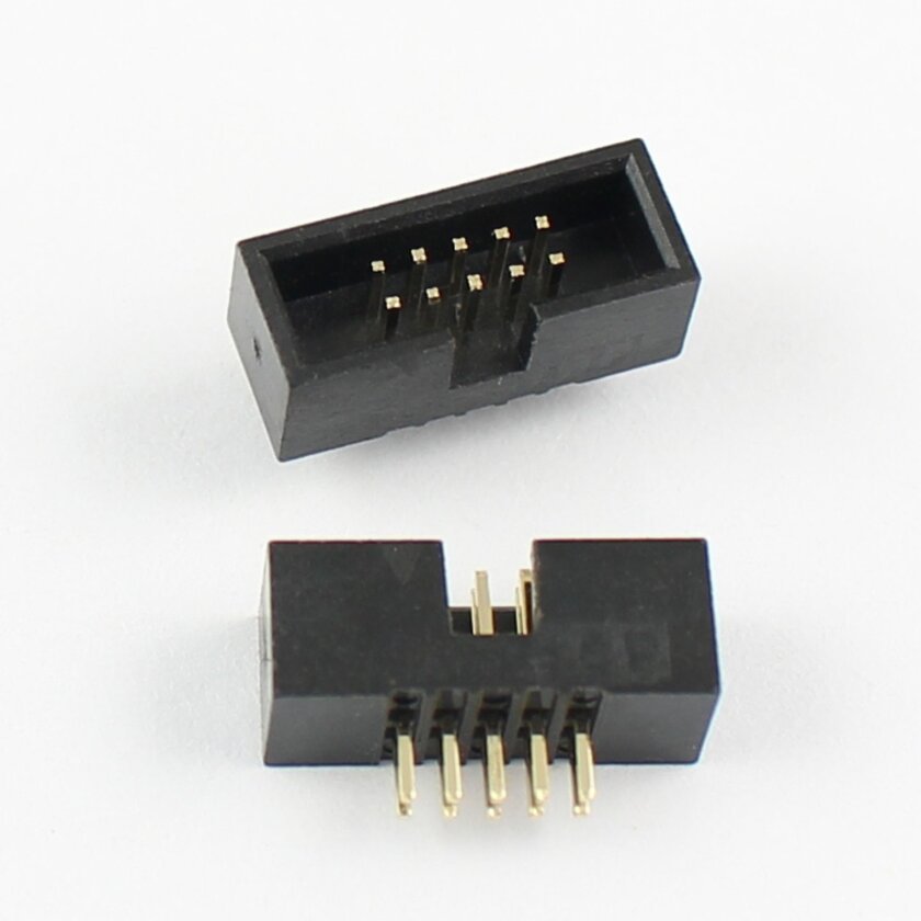 10 Pin Male-Female IDC Socket Connector Pair- 1.27mm (FRC Connector ...