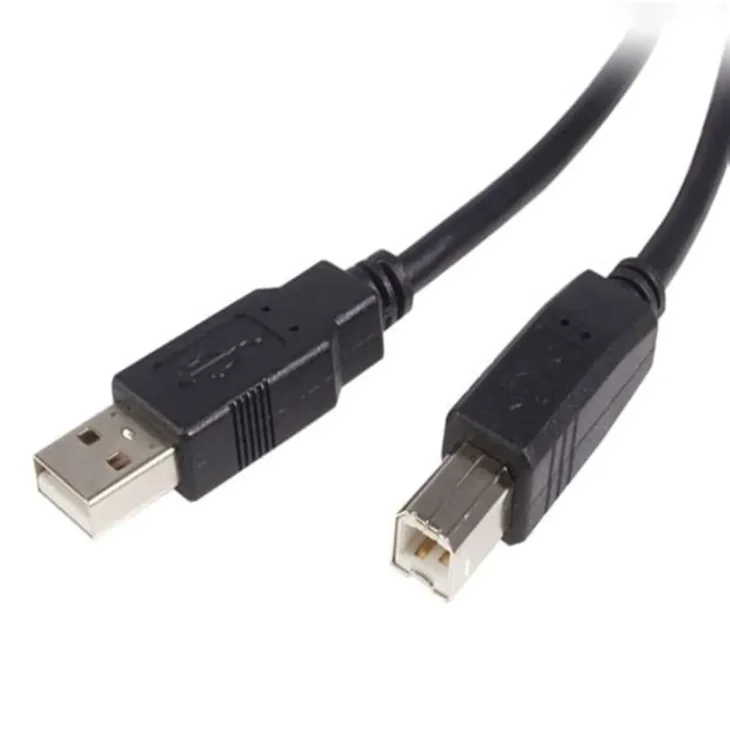 USB Type-A to Type-B Printer Cable, 1.5 Meters (Pack of 2) - Electronic ...